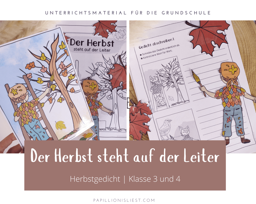 Der Herbst steht auf der Leiter – Unterrichtsmaterial – Papillionis liest