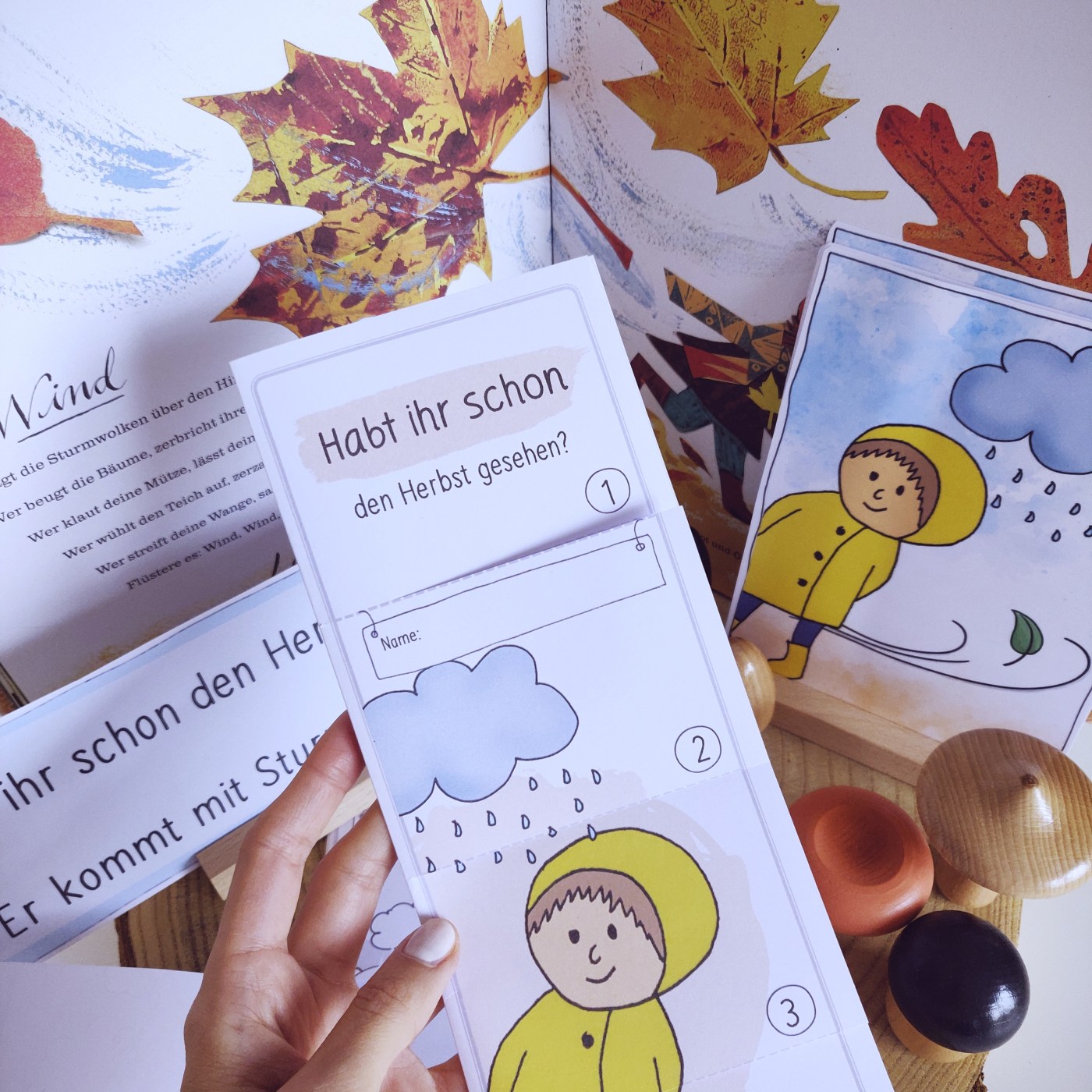 Herbstgedicht für Klasse 1 und 2 | Habt ihr schon den Herbst gesehen ...