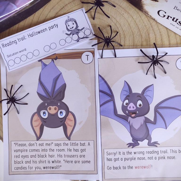 Leseweg | Reading Trail | Halloween Party – Papillionis liest