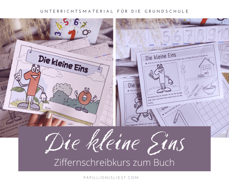„Die kleine Eins“ – Unterrichtsmaterial Klasse 1 – Papillionis liest