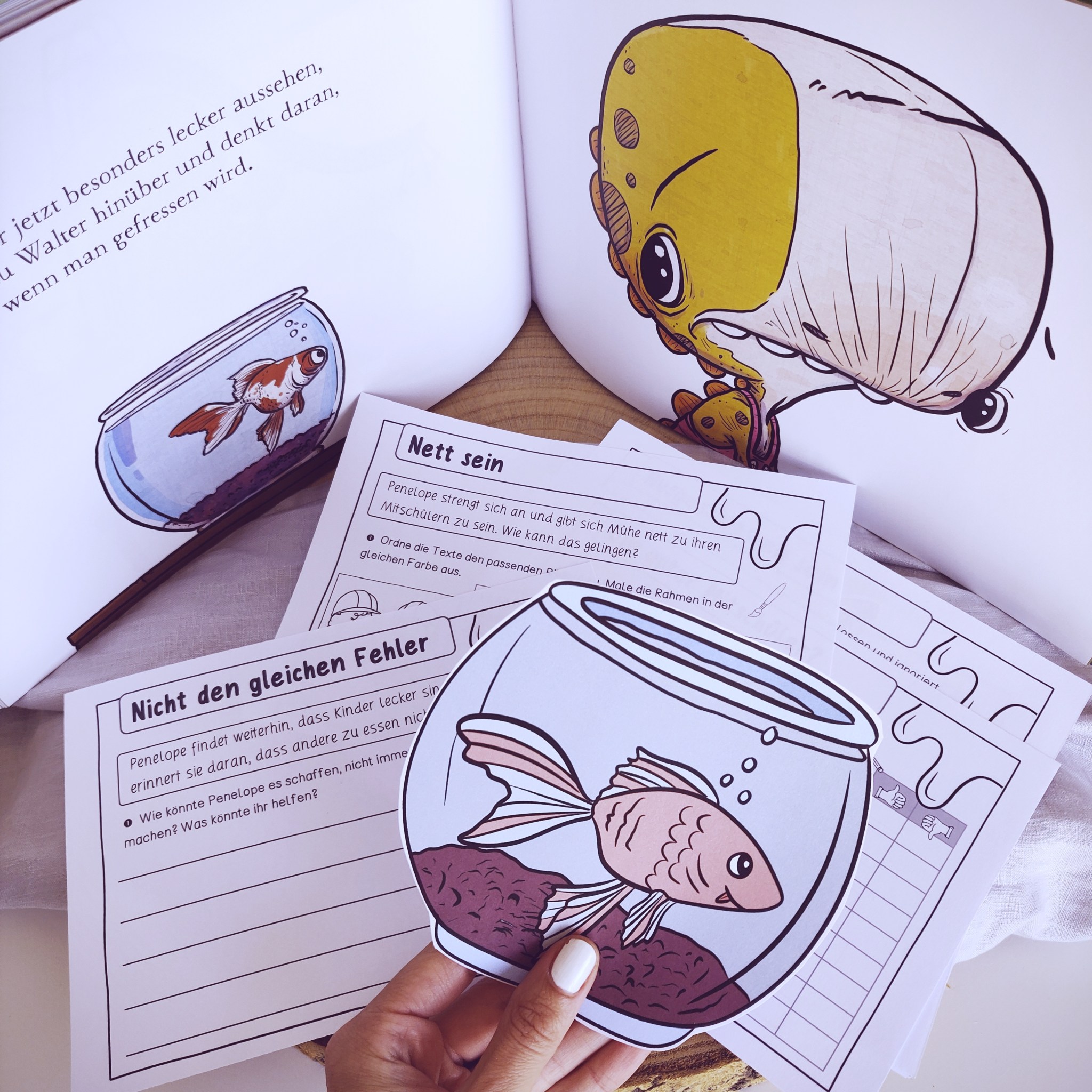 „Miteinander lernen“ – Unterrichtsmaterial zum Bilderbuch „Wir essen ...