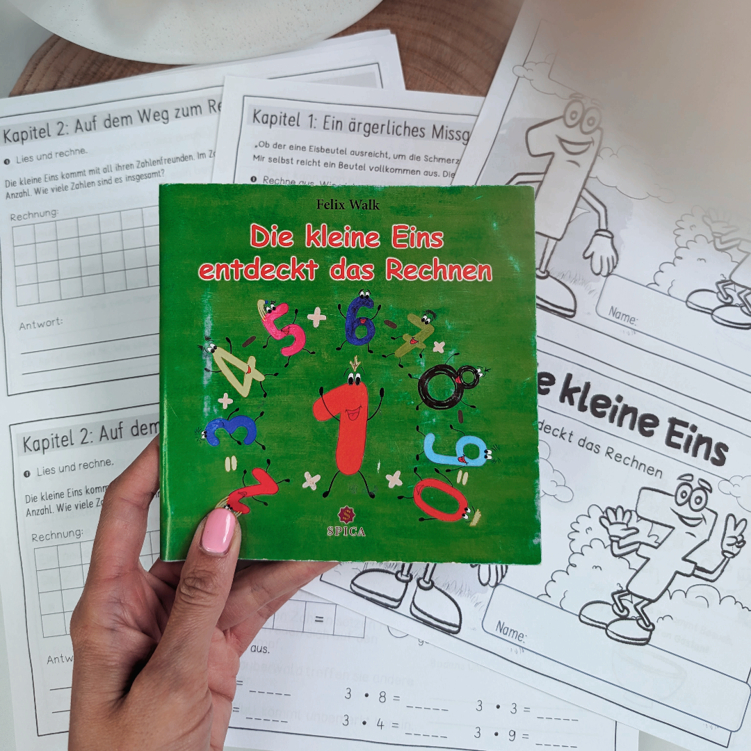 Die kleine Eins entdeckt das Rechnen – Material zum Buch – Papillionis ...